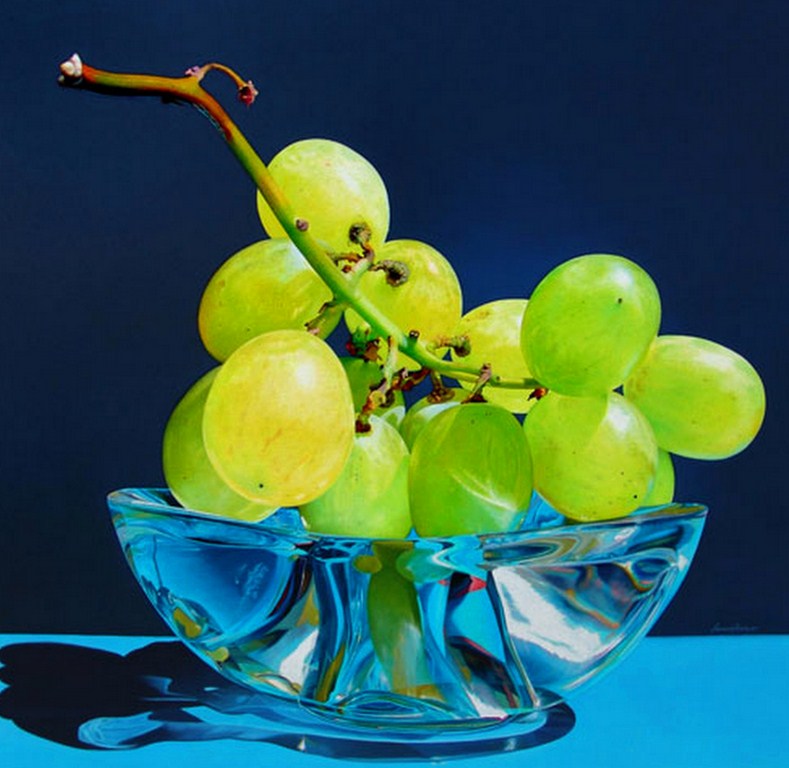 Historia y evolución de la pintura artística : PINTURAS: BODEGONES CON UVAS