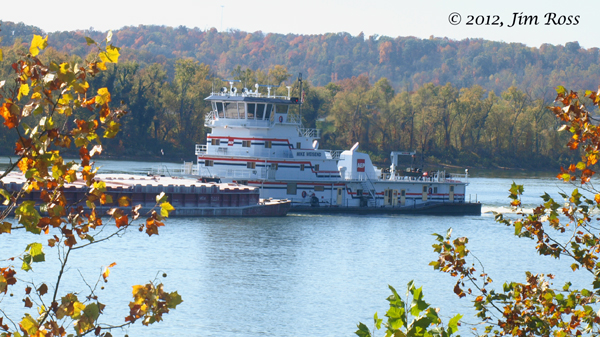 Ohio River Blog: Fall colors and the Mike Weisend