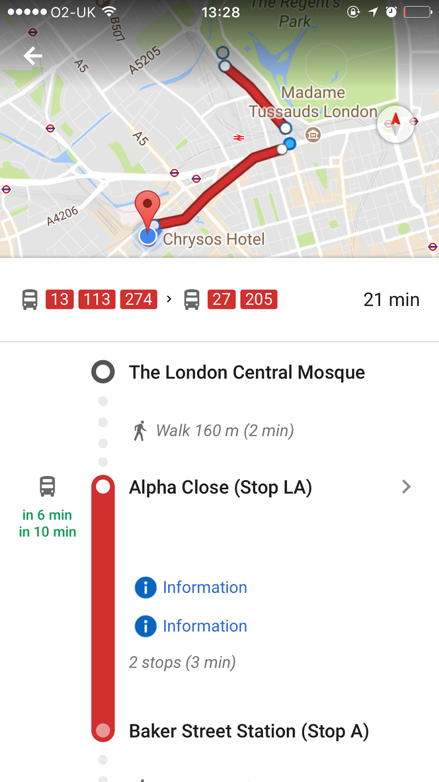 Jalan-jalan London : Masjid di London, Guna Google Maps Di London