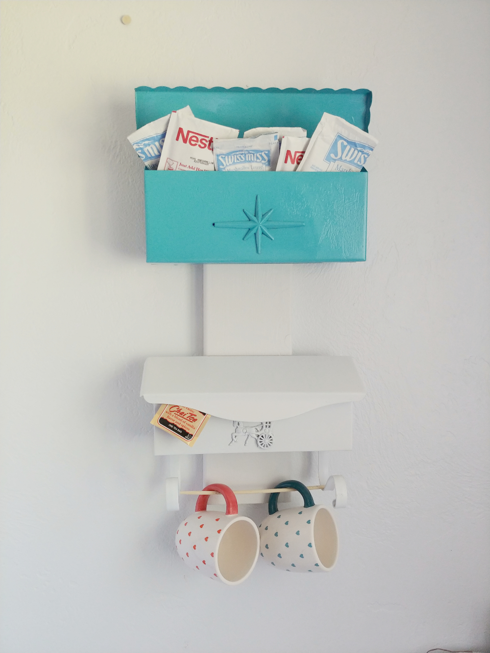 Repurposed Vintage Mailbox Storage - Little Vintage Cottage