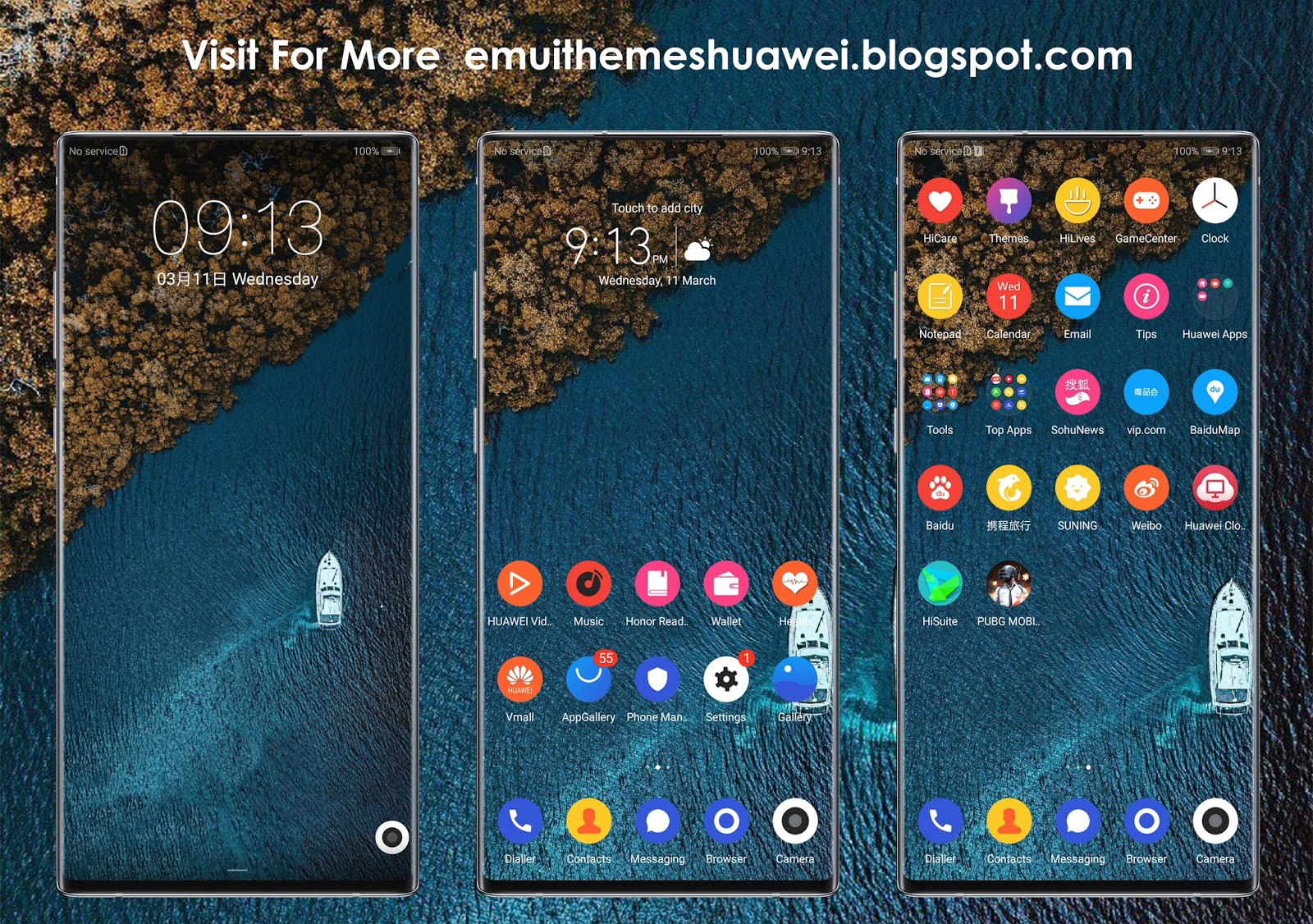 Native Style EMUI 9.1 Theme Download For Huawei Theme !! Honor Themes ...