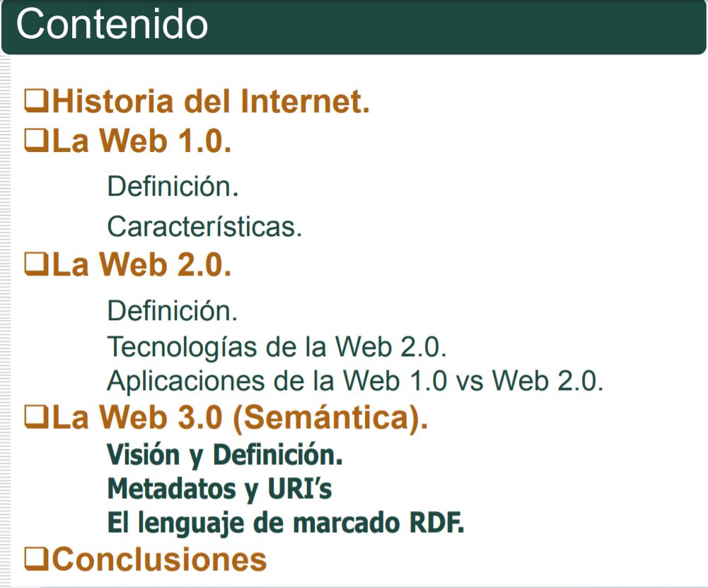 Evolución de la Web