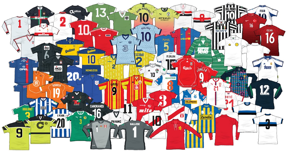 Football teams shirt and kits fan: My Collection So Far Part 1