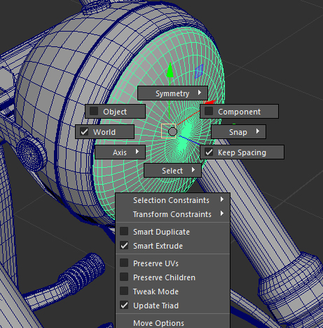 3D modeling study: Maya Pivot 2016