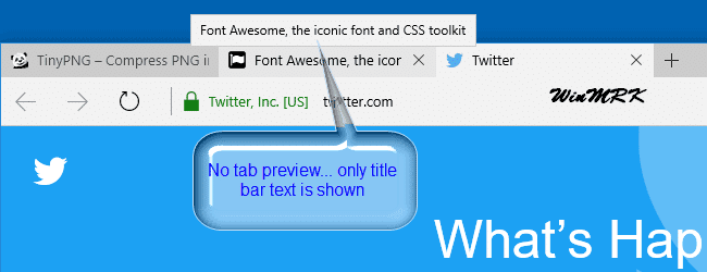 How To Disable Tab Preview Thumbnails Of Microsoft Edge Web Browser In ...