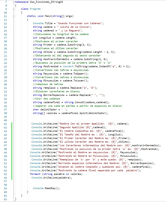 Estructuras de Datos Simples Manejo de string