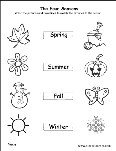 LOS PEQUES DEL ADERSA1: English Time: The Four Seasons