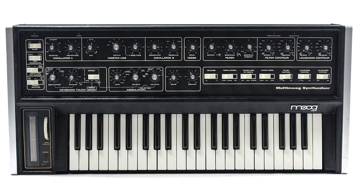 MATRIXSYNTH: Moog Multimoog Vintage Analog Synthesizer SN 1683