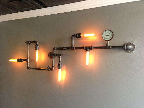 My Knick Knack Decors: Steampunk Gas Pipe Light