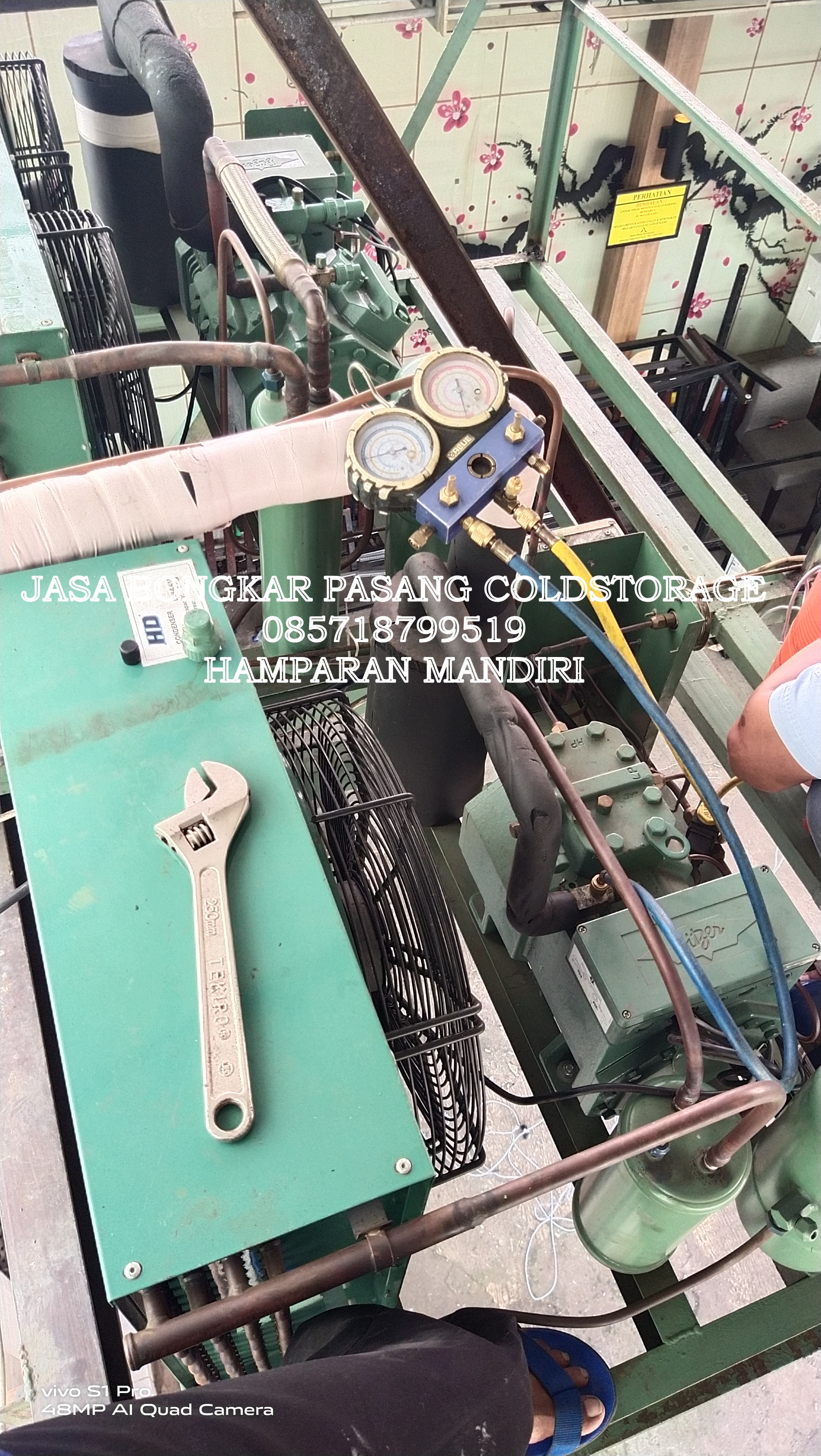 BONGKAR PASANG COLDSTORAGE DAGING DAN CHILLER SAYUR - SERVICE CHILLER ...