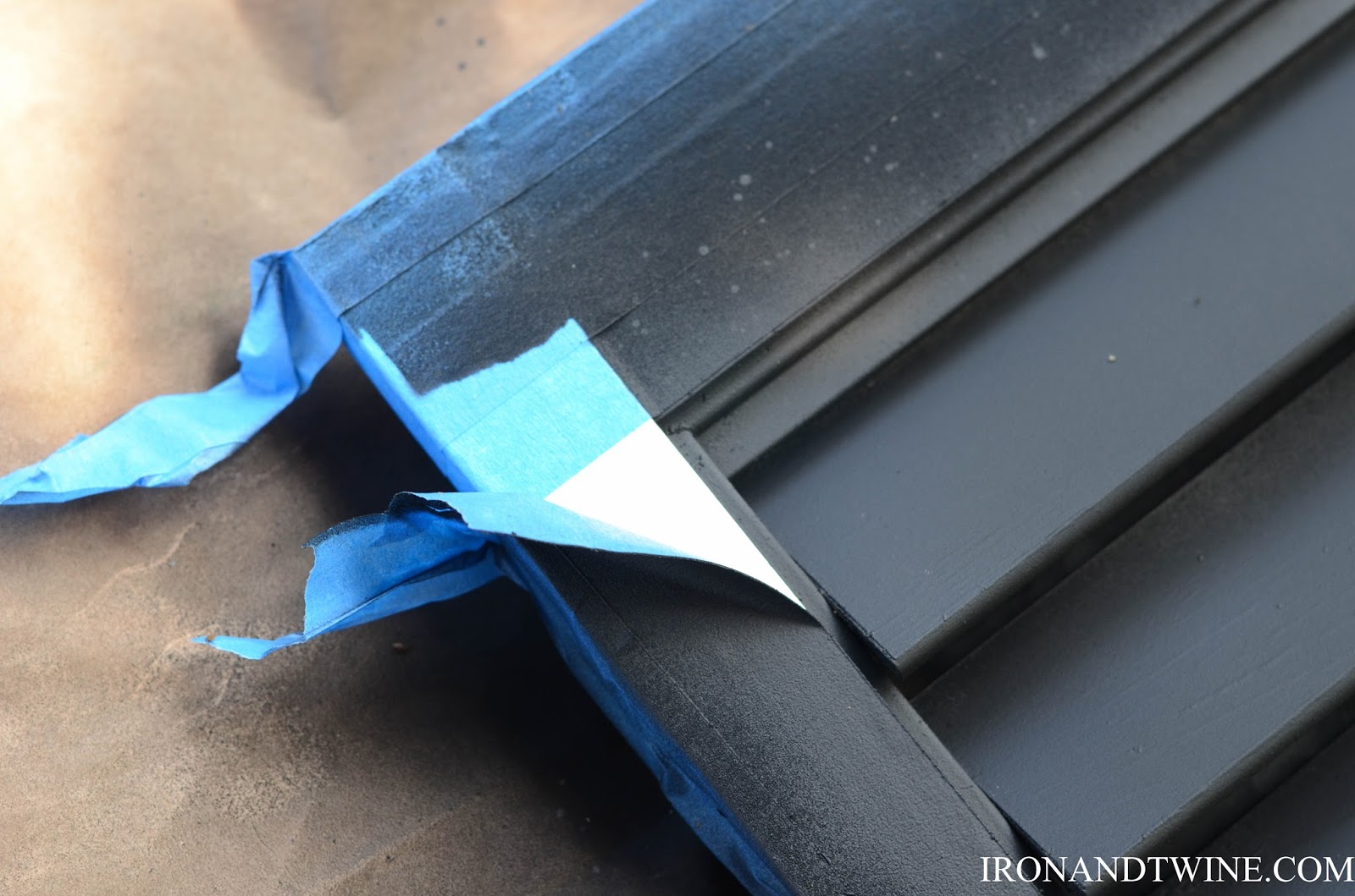 IRON & TWINE: DIY Plantation Shutter Chalkboard
