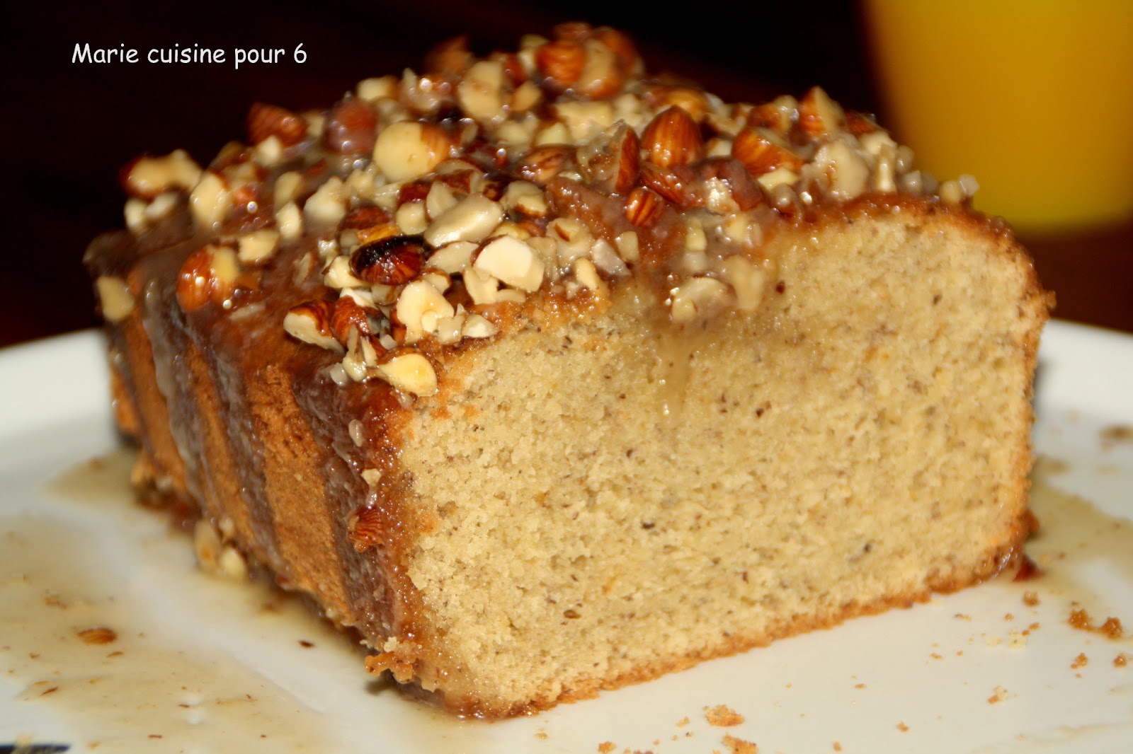 Marie cuisine pour 6: MERCREDI C'EST PATISSERIE !!! CAKE AMANDE ET ...