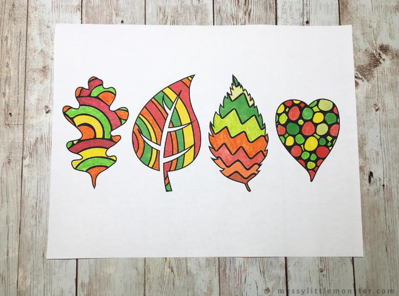 Leaves Pattern Cut Out