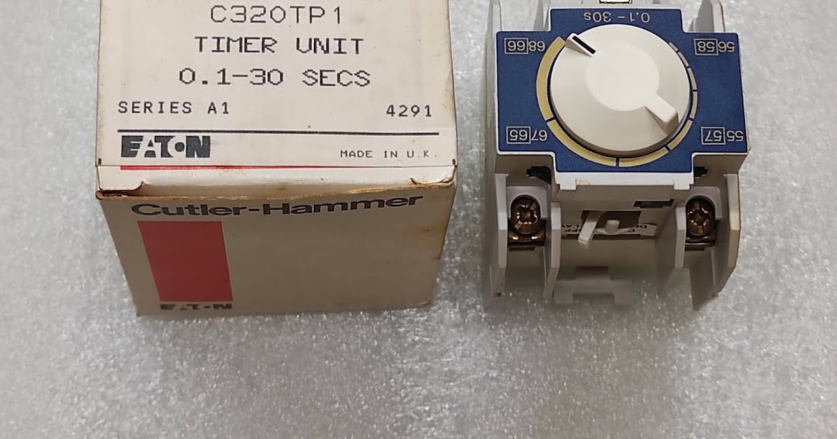 EATON CUTLER HAMMER C320TP1 TIMER UNIT 0.1-30SEC