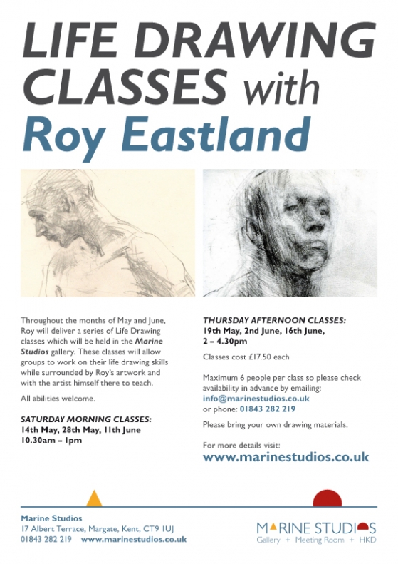 Thanet Press Releases: Life Drawing Classes at Marine Studios