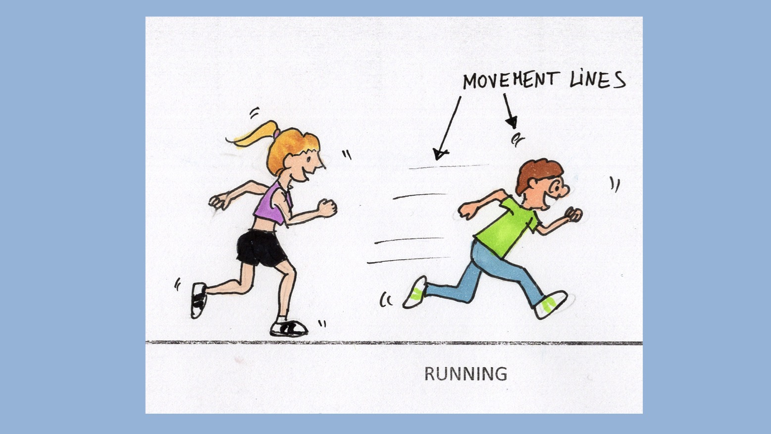 Tu puedes dibujar : PERSONAJES EN MOVIMIENTO