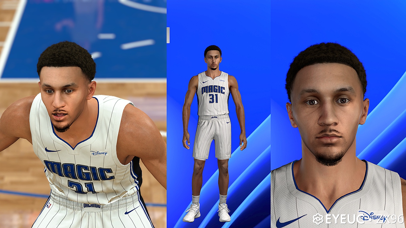 Jalen Suggs Cyberface, Hair and Body Model By ZX96 [FOR 2K21]