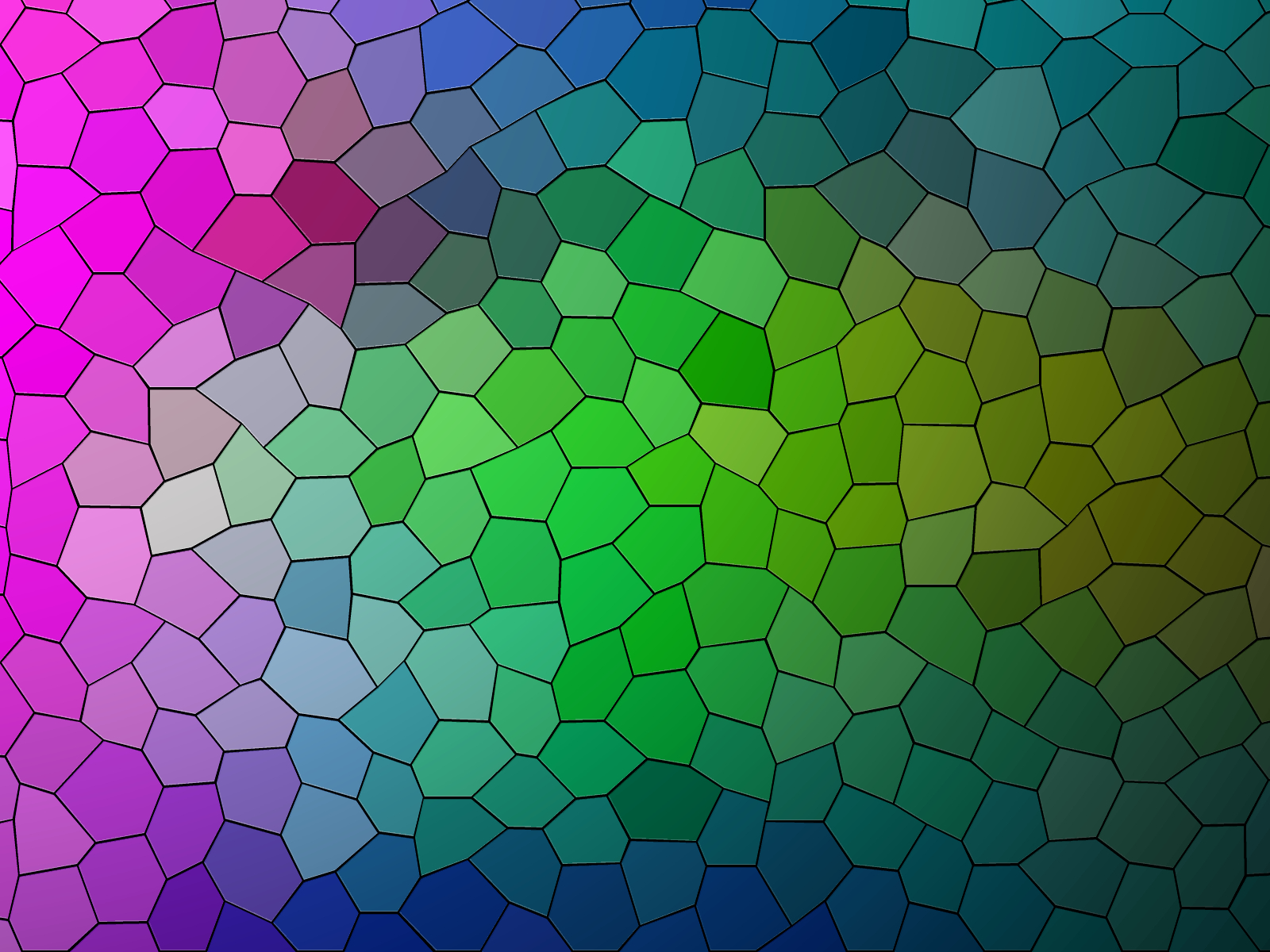 Lapiz y Bits: Efecto mosaico de colores