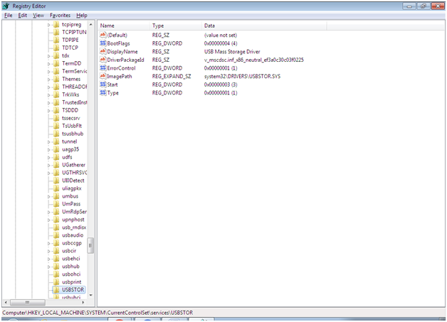 How to Restricted USB Port in Pharmaceutical Computer System by Registry
