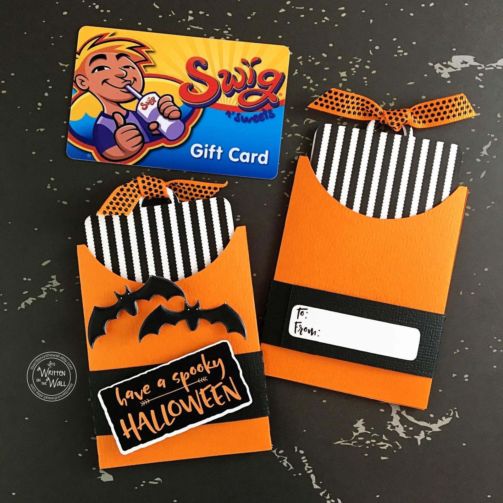 It's Written on the Wall: Have a Spooky Halloween-Fun Gift Card Holders ...