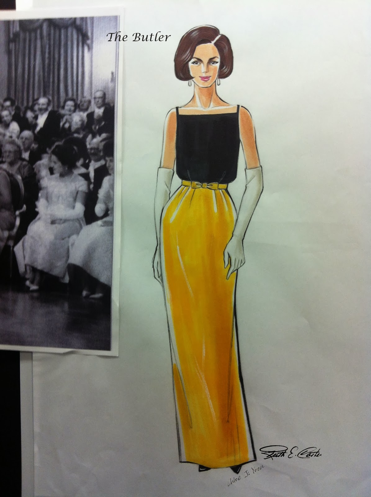 Costume Illustrations/ The Butler