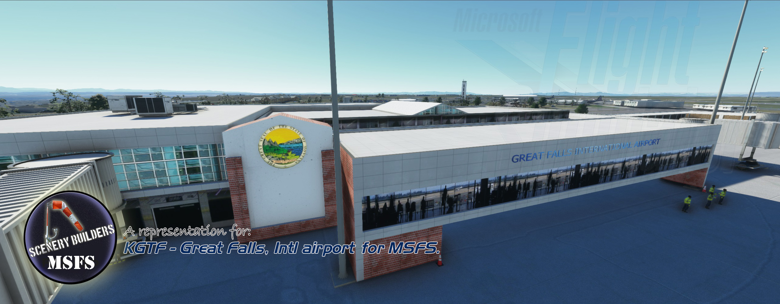 FSX, P3D, MSFS scenerybuilders.: KGTF Great Falls International Airport ...