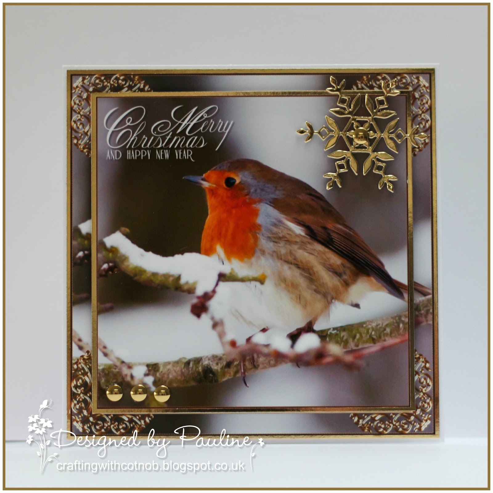 Crafting with Cotnob: Christmas Robin