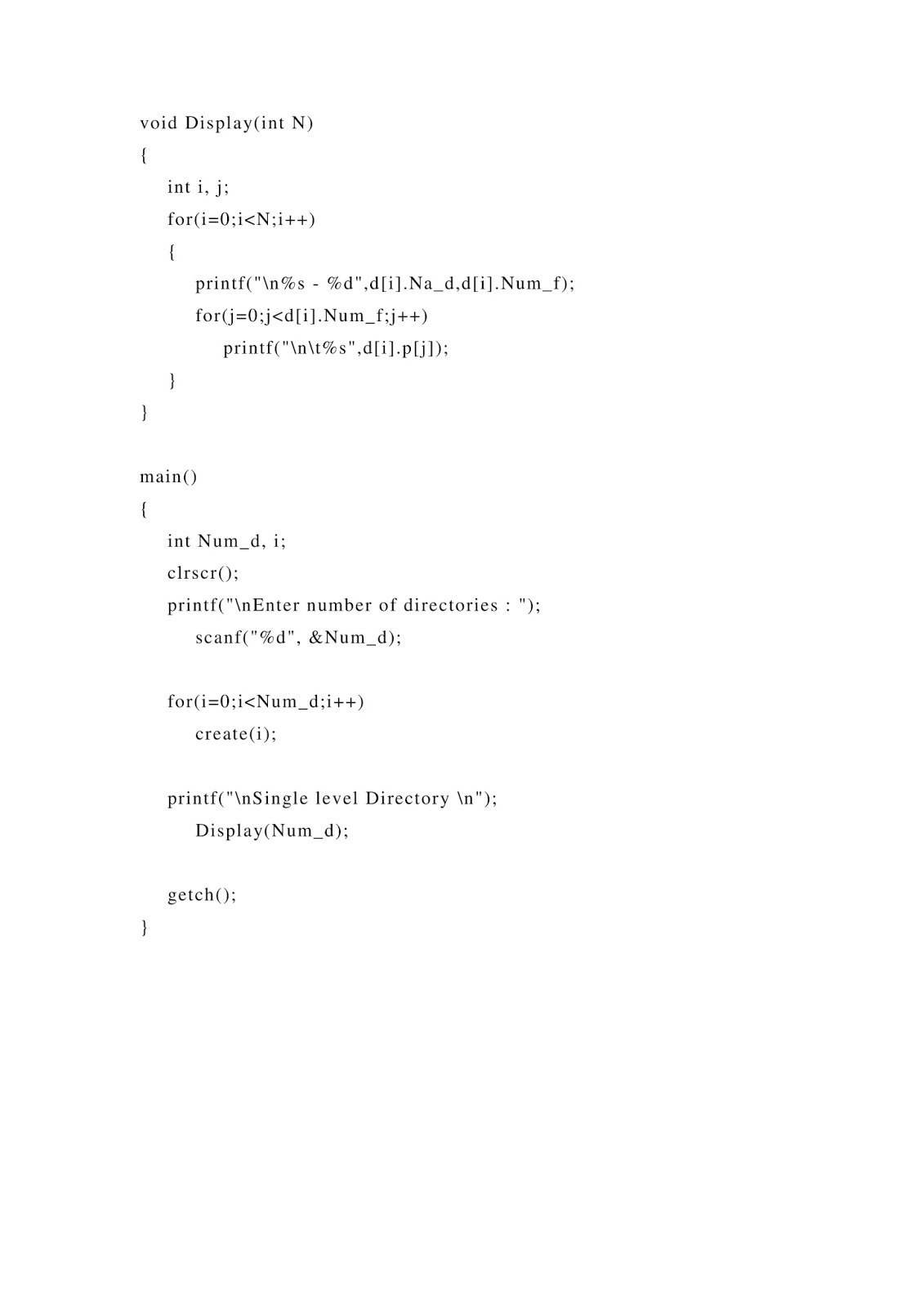 Dr R Anurekha: 11. c. File Organization - Hierarchical Directory Structure