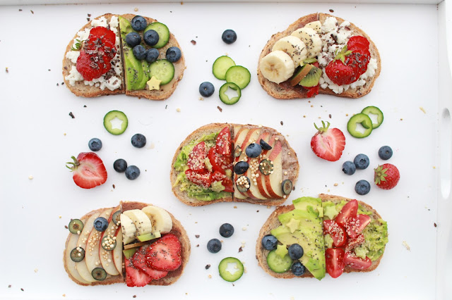 Slices of Bread with all the Toppings [Vegan] - A Wildflower Life