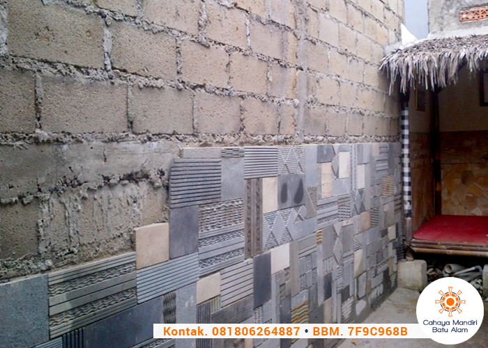 Batu Alam Kombinasi untuk Tembok & Pagar (Modern dengan Nilai Seni ...