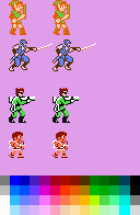 Contra nes sprites - mahabloom