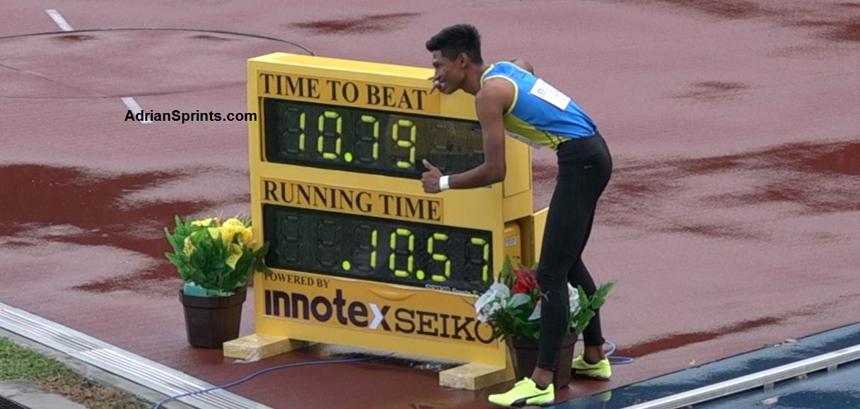 AdrianSprints.com: Azeem Fahmi, 15, smashes 100m record in 10.57s