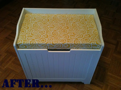 {living life lakeside}: DIY: Storage Bin Bench