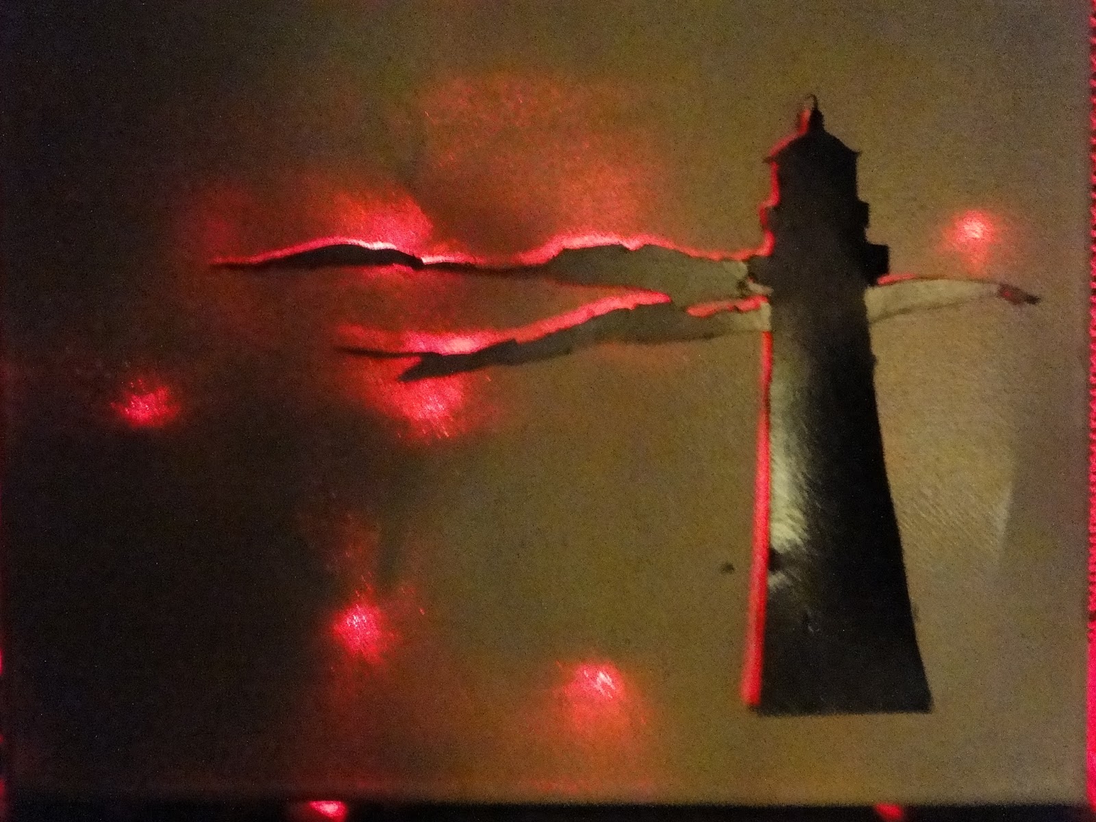Mistress of my Domain: Backlit Paintings