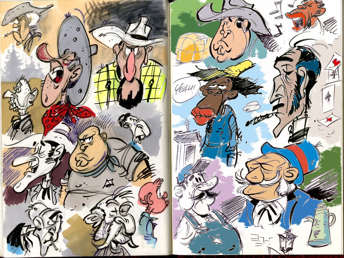 les gribouillages d' Achdé sur le net: Retour à la case départ…