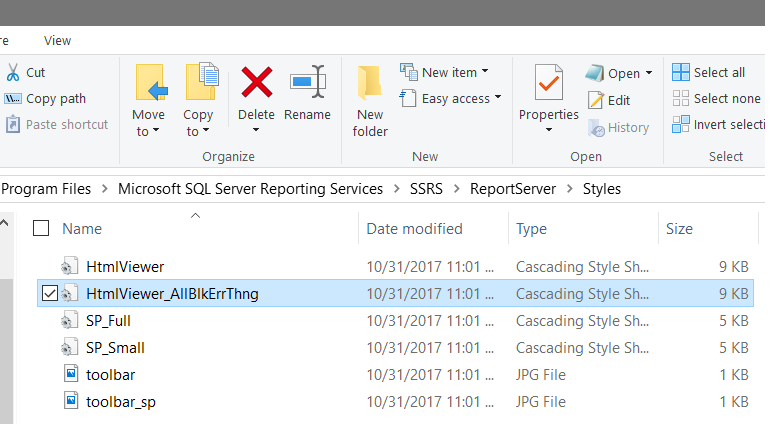 kpitsimpl: Customize SSRS Stylesheet