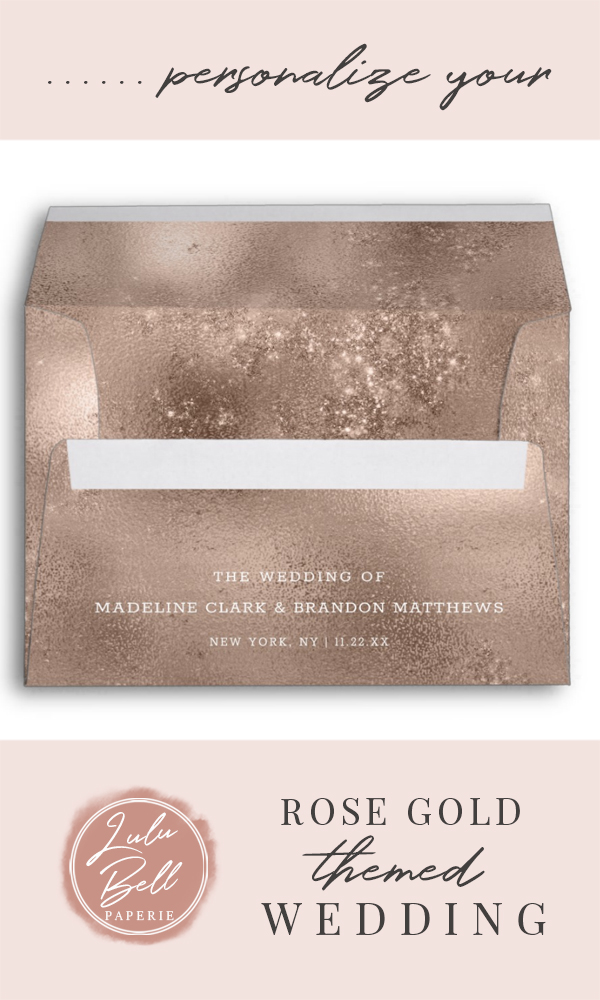 Elegant Rose Gold Plaid Tartan Wedding Invitation Suite - And ...