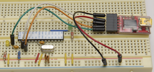 Arduino On a Beadboard - Uploading Your Sketches | Yuriy's Toys