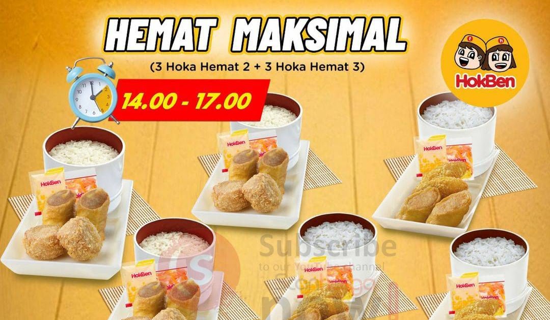 Hokben Promo 6 Paket Hoka Hemat hanya Rp.100.000 via Gofood | scanharga Hokben Promo 6 Paket Hoka Hemat hanya Rp.100.000 via Gofood | scanharga