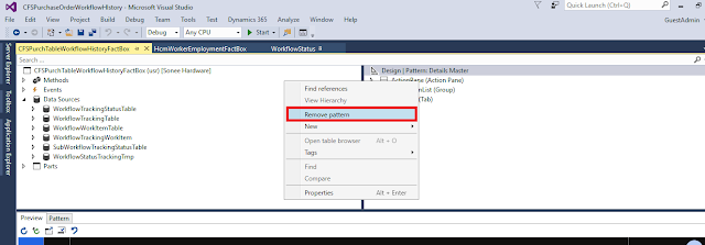 After duplicating and renaming the form, we need to change the pattern ... After duplicating and renaming the form, we need to change the pattern ...