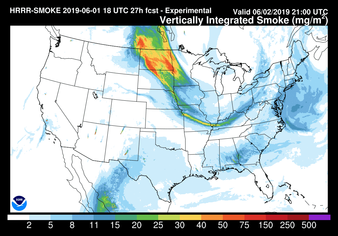 Cliff Mass Weather Blog: Alberta Smoke Spreads to the Atlantic