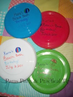 Pams Party & Practical Tips: Beach Bash Birthday