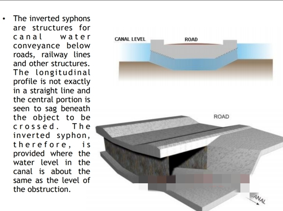 Study material : CONVEYANCE STRUCTURES FOR CANALS( irrigation engineering)