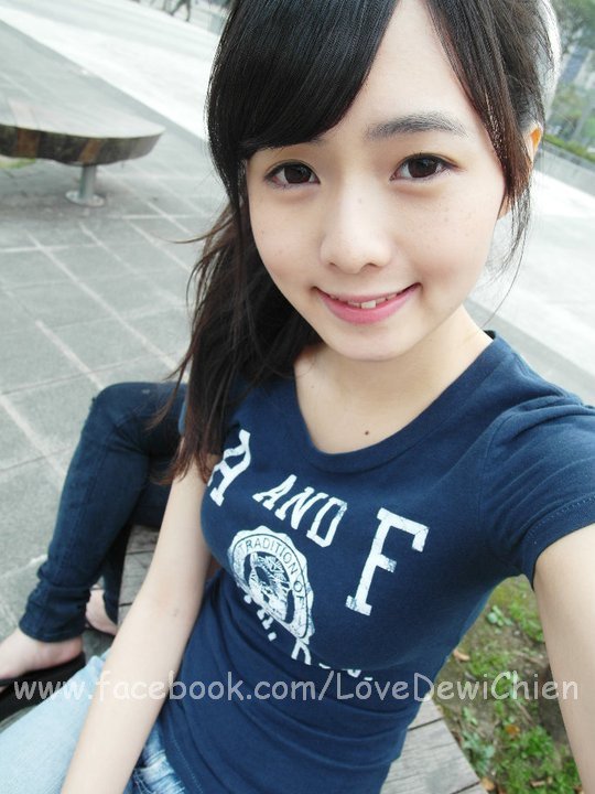 beauty正妹秀: 簡廷芮( Dewi Chien )難擋的青春美貌！美顏正妹