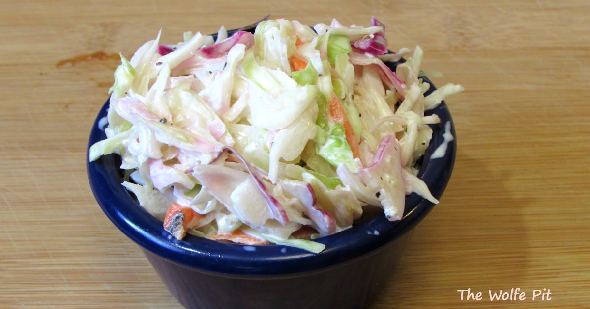 The Wolfe Pit: Homemade Cole Slaw Recipe