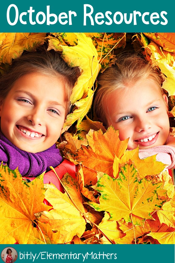 Elementary Matters: October Resources
