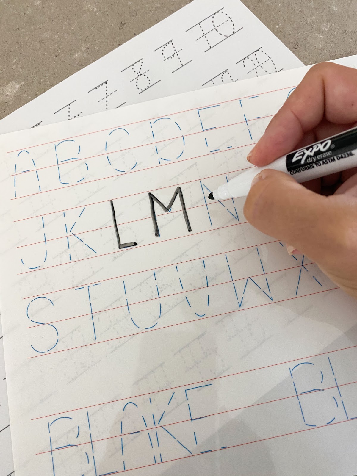 DIY Reusable Tracing and Handwriting Sheets - Silhouette School