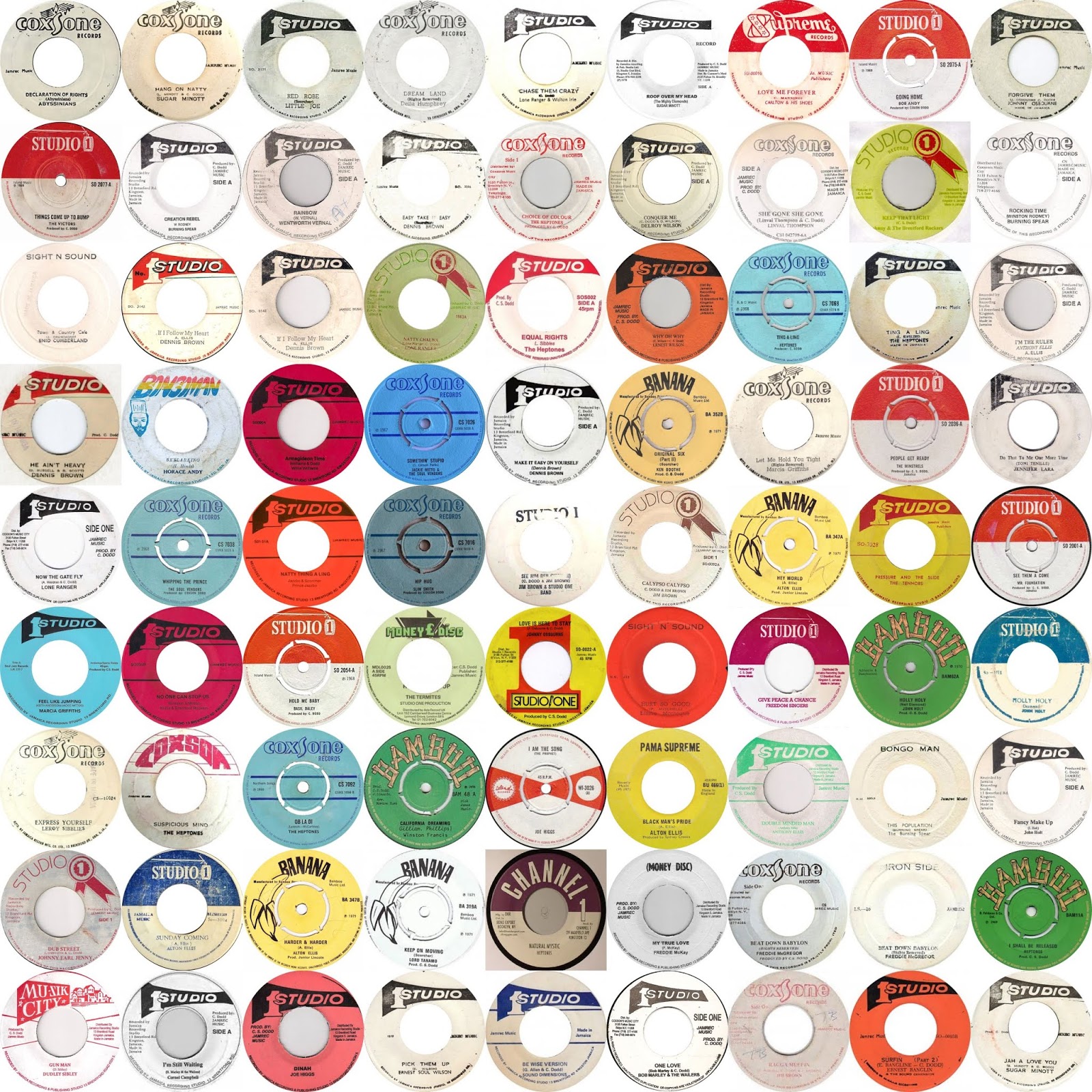 Studio One 7" singles