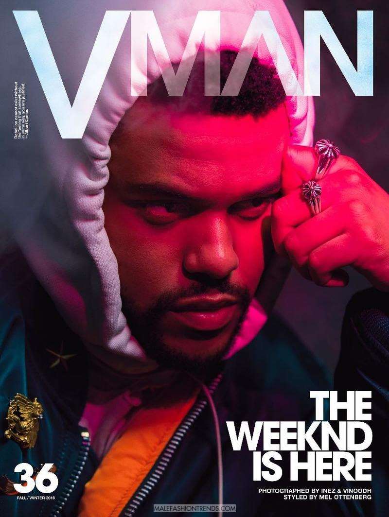 The Weeknd para VMAN Magazine Fall Issue 2016