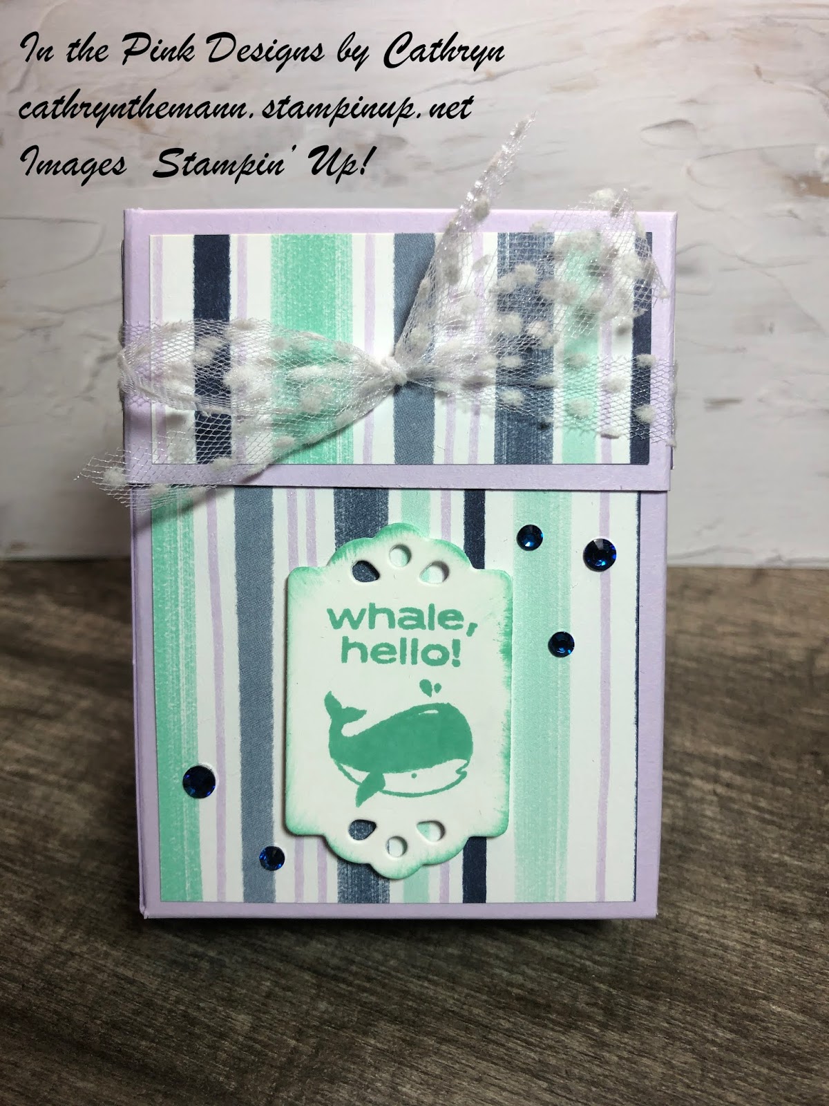 In the Pink, Designs by Cathryn: Playing with Patterns Flip Top Box ...